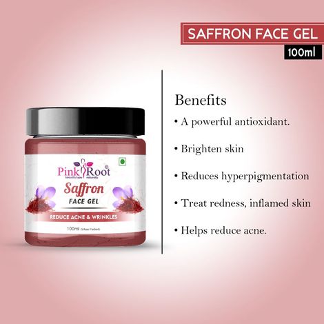 Pink Root Saffron Face Gel 100ml