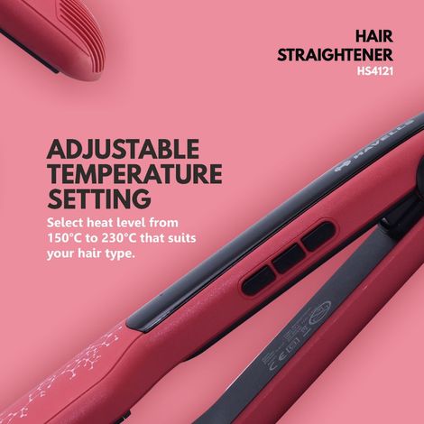 Havells HS4121 Wide Plate hair straightener With Digital Display ...