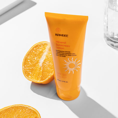 KAMREE Mineral Sunscreen Lotion SPF 50 | PA++++ | 50GM