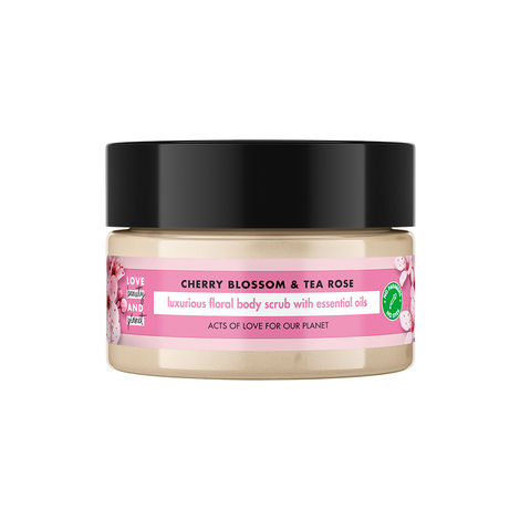 Love Beauty And Planet Exfoliating Cherry Blossom & Tea Rose Body Scrub ...