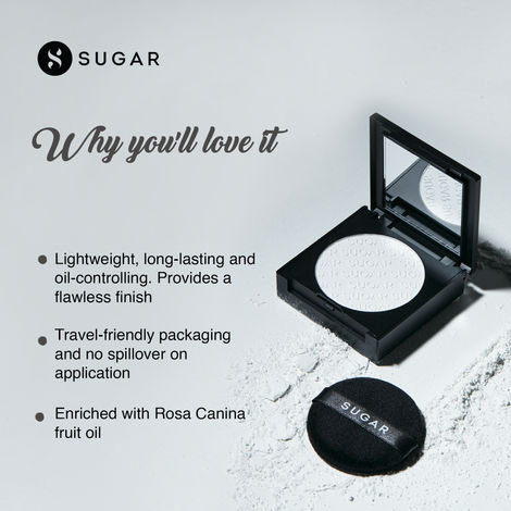 Buy SUGAR Cosmetics Powder Play Translucent Compact (6 g) Online | Purplle