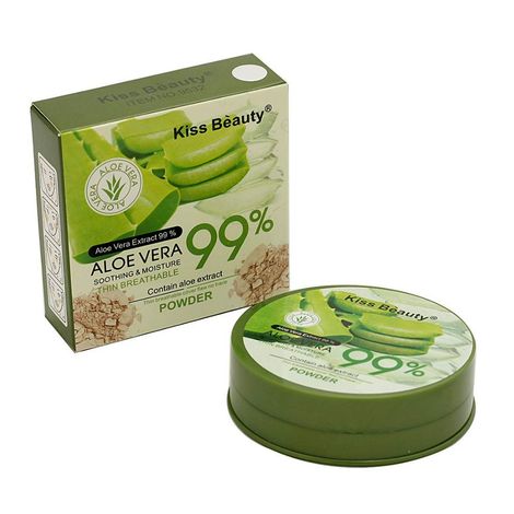 Kiss Beauty Aloevera Soothing & Moisture Thin Breathable Compact Powder ...