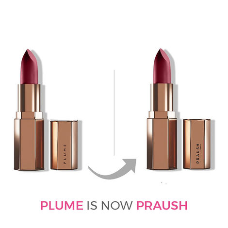 Praush (Formerly Plume) Plush Matte Lipstick - Wine O Clock