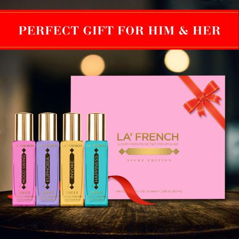 La French Mood Perfume Gift Set Luxury Scent Eau De Parfum, 4X20ml for ...