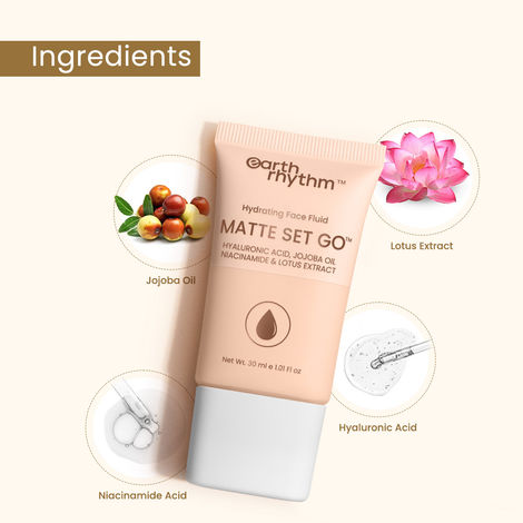 Earth Rhythm Hydrating Matte Set Go Face Fluid Foundation | SPF 30, PA ...