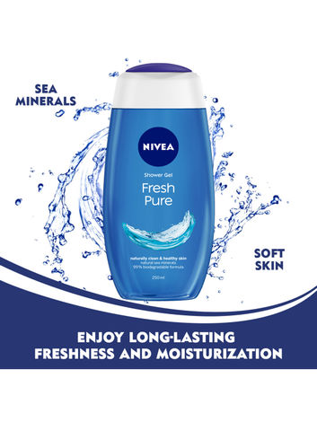 NIVEA Fresh Pure Shower Gel (250 ml)