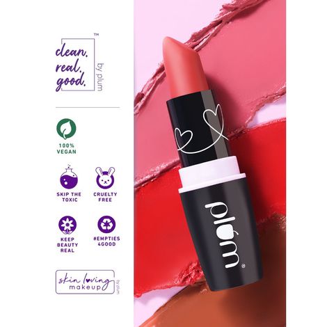 Plum Matterrific Lipstick | Highly Pigmented | Nourishing & Non-Drying ...