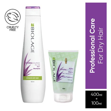 Biolage Ultra Hydrasource Hydrating Shampoo + Combo of Hydrasource Deep ...