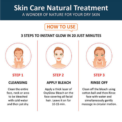 OxyGlow Herbals Diamond Bleach Cream| Deep Cleanses the Skin and Gives ...