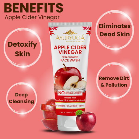 AyurYuga Apple Cider Vinegar Face Wash 100 ml