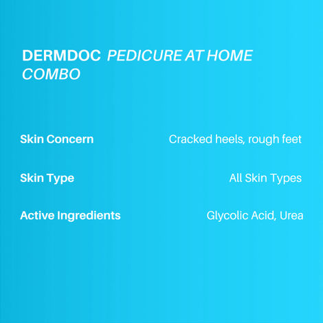 DERMDOC Combo Kit for Pedicure at Home