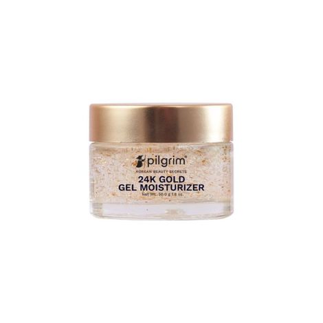 Pilgrim 24k Gold Gel Moisturizer with Hyaluronic Acid & Alpha Arbutin ...