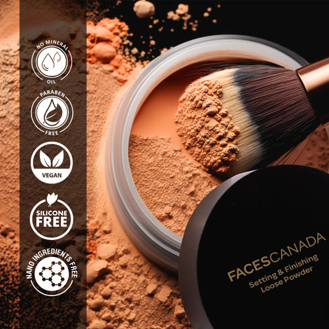 FACES CANADA Setting and Finishing Loose Powder 10g | Sheer Coverage ...