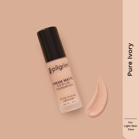 Pilgrim Serum Foundation Pure Ivory, 30ml, All Day Coverage ...