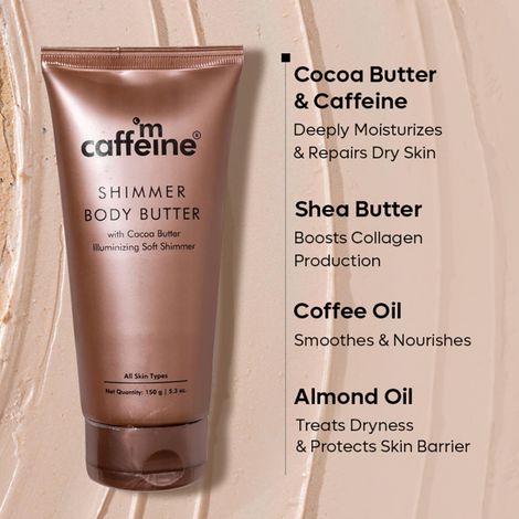 mCaffeine shimmer body polishing kit