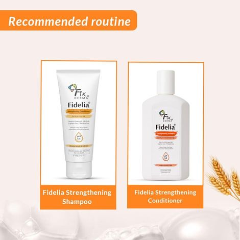 Fixderma Fidelia Strengthening Conditioner with Shea Butter & Wheat ...