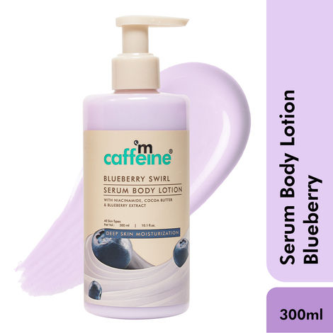 mCaffeine Blueberry Swirl Serum Body Lotion (300 ml)