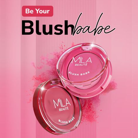 MILA BEAUTE Blush Babe Powder Blush 04 Cosmo Pink, 5 gm