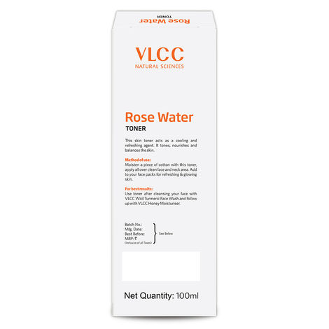Buy VLCC Rose Water Toner (100 ml) Online | Purplle