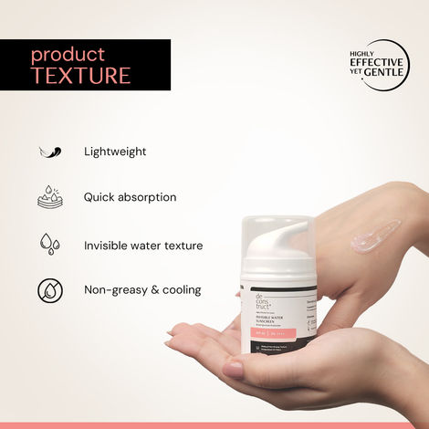 Deconstruct Invisible Water Sunscreen SPF 50 with Encapsulated UV ...