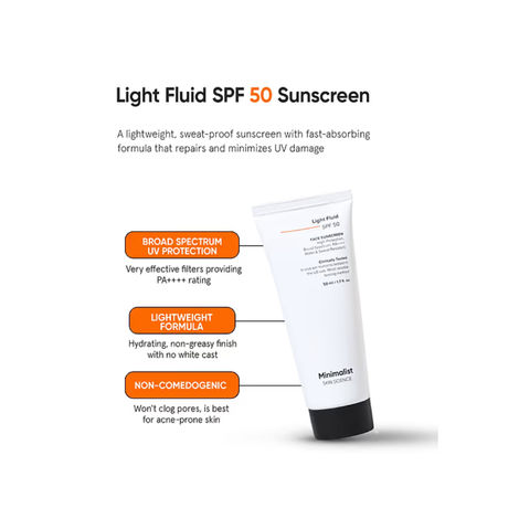 Minimalist SPF 50 Sunscreen 30 gm X 2 (Pack of 2)