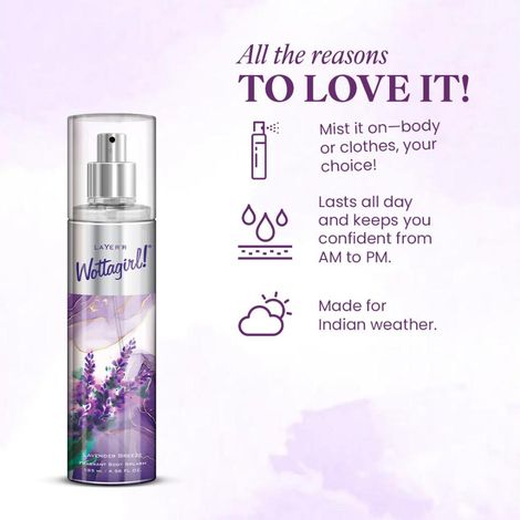 LAYER’R WOTTAGIRL! LAVENDER BREEZE 135 ml