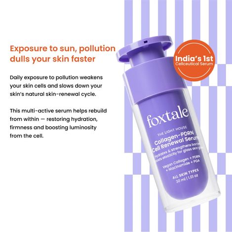 Foxtale Collagen-PDRN Cell Renewal Serum – Firm, Plump & Glass-Skin ...