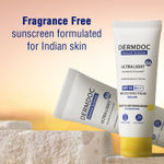 DERMDOC ULTRA LIGHT SPF 50 DAILY GLOW SUNSCREEN (50 GM)