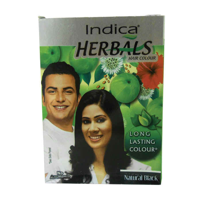 Indica 30 Mins Indica Herbal Hair Colour 2In1 Pack(Pack Of 8)