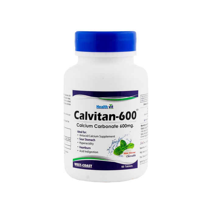 Healthvit Calcium 600 Mg 30 Tablets