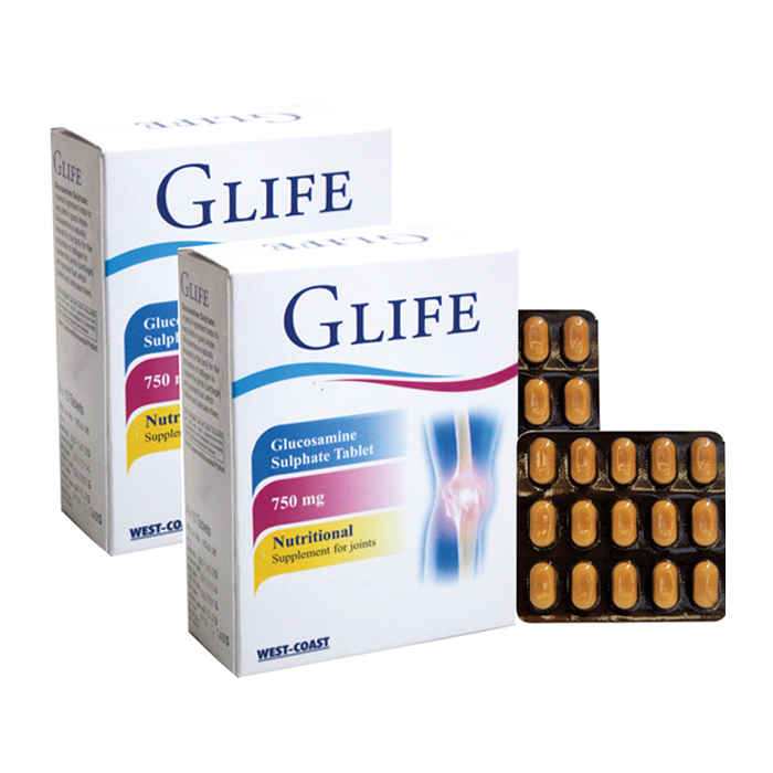 WestCoast Glife Glucosamine Sulphate Tablet Pack Of 2