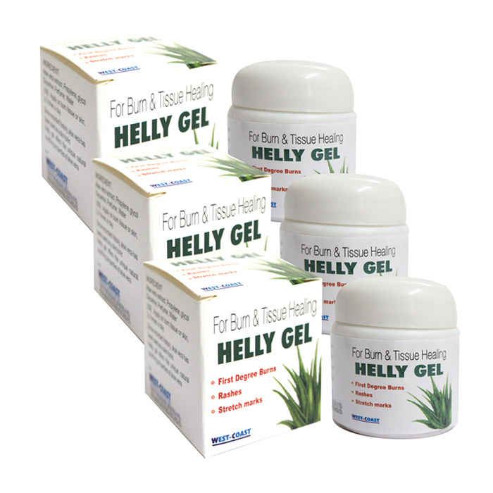 WestCoast Helly Gel - For Burn & Tissue Healing Pack Of 3