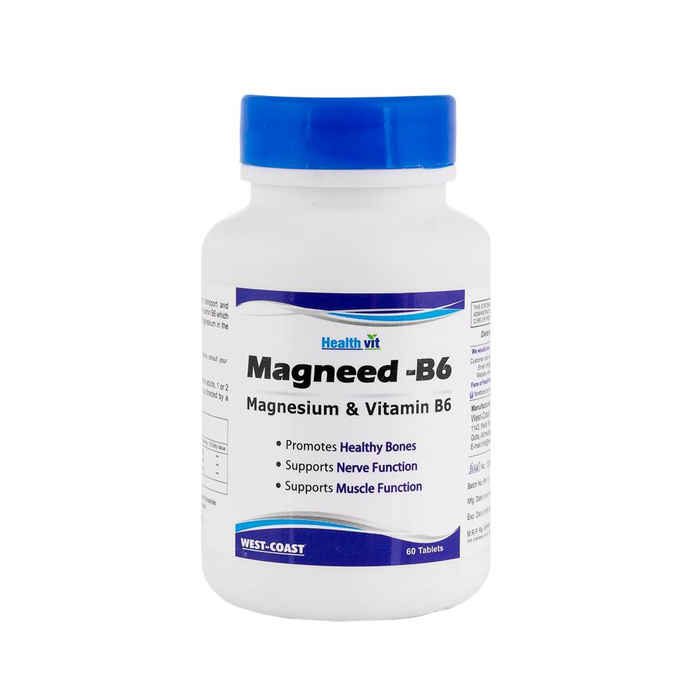 Healthvit Magnesium & Vitamin B6 60 Tablets