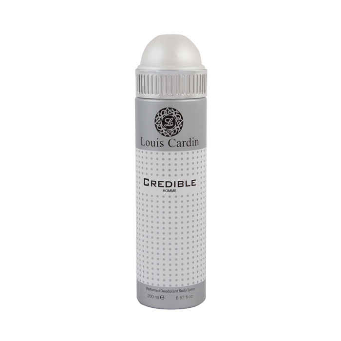 Louis Cardin Credible Homme Perfumed Deodorant Body Spray (200 ml)
