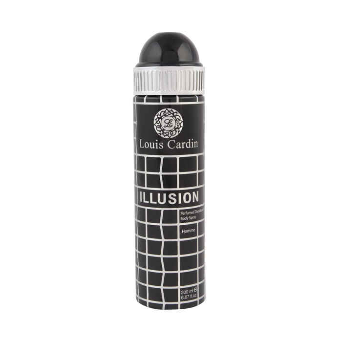 Louis Cardin Illusion Homme Perfumed Deodorant Body Spray (200 ml)