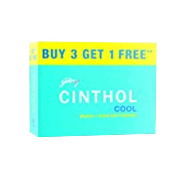 Cinthol Cool Soap (3 x 125 g) + Free (75 g)