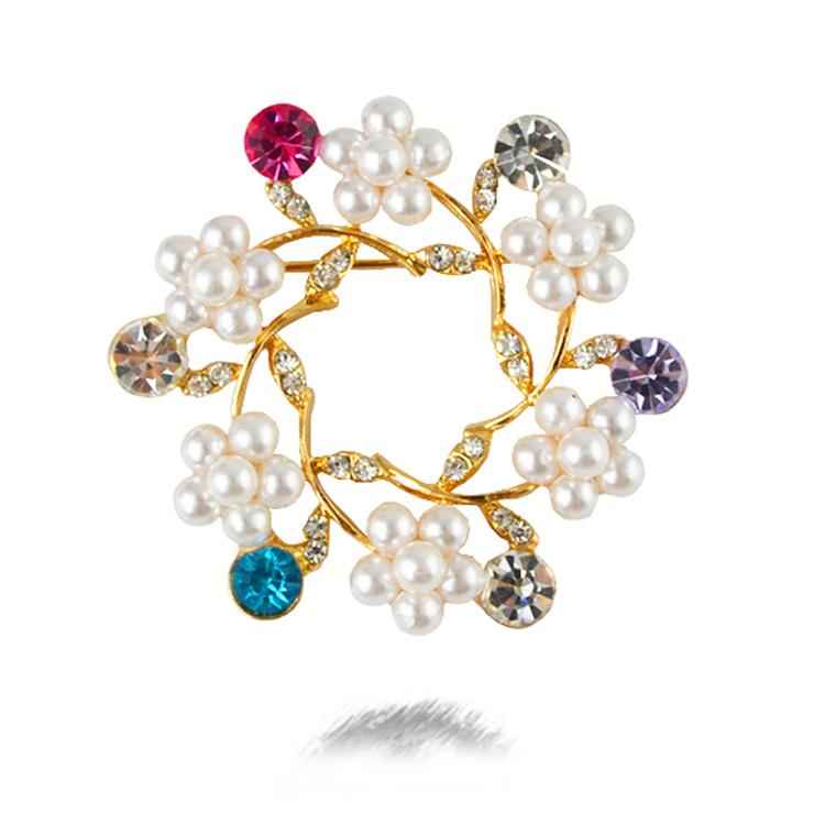 Buy Crunchy Fashion Circular Affair Brooch Online | Purplle