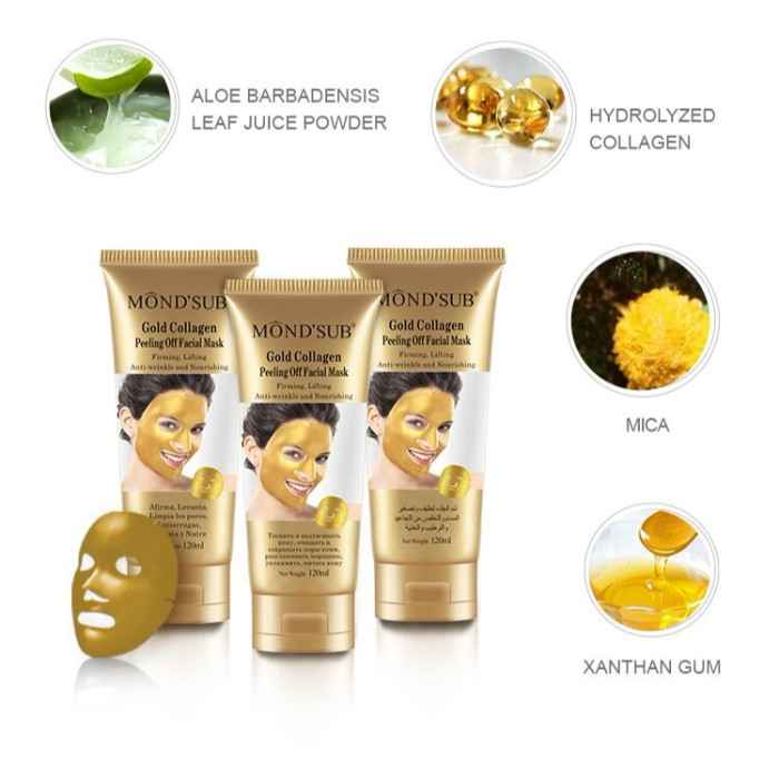 Mond’Sub Gold Collagen Peeling Off Facial Mask