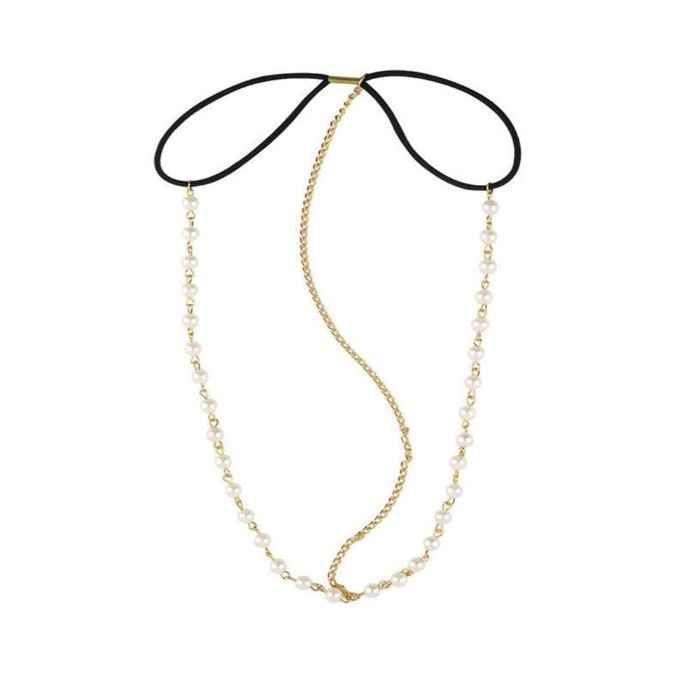 Ferosh Danica Pearl Gold Head Chain