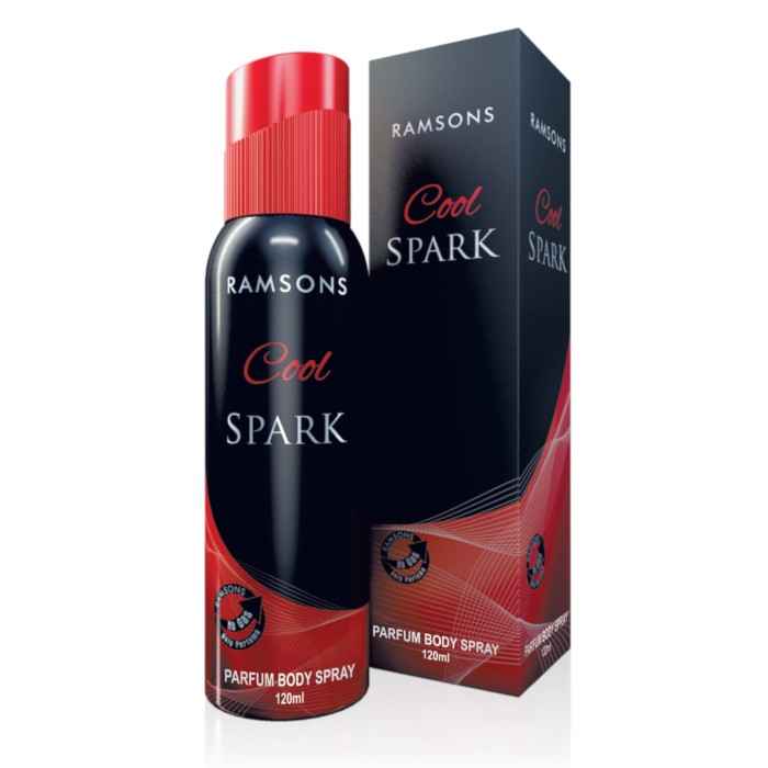 Ramsons Cool Spark Perfume Body Spray (No Gas) (120 ml)