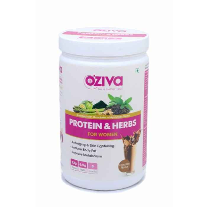 Oziva Protein & Herbs Whey Protein Powder With Multivitamins For Women ...