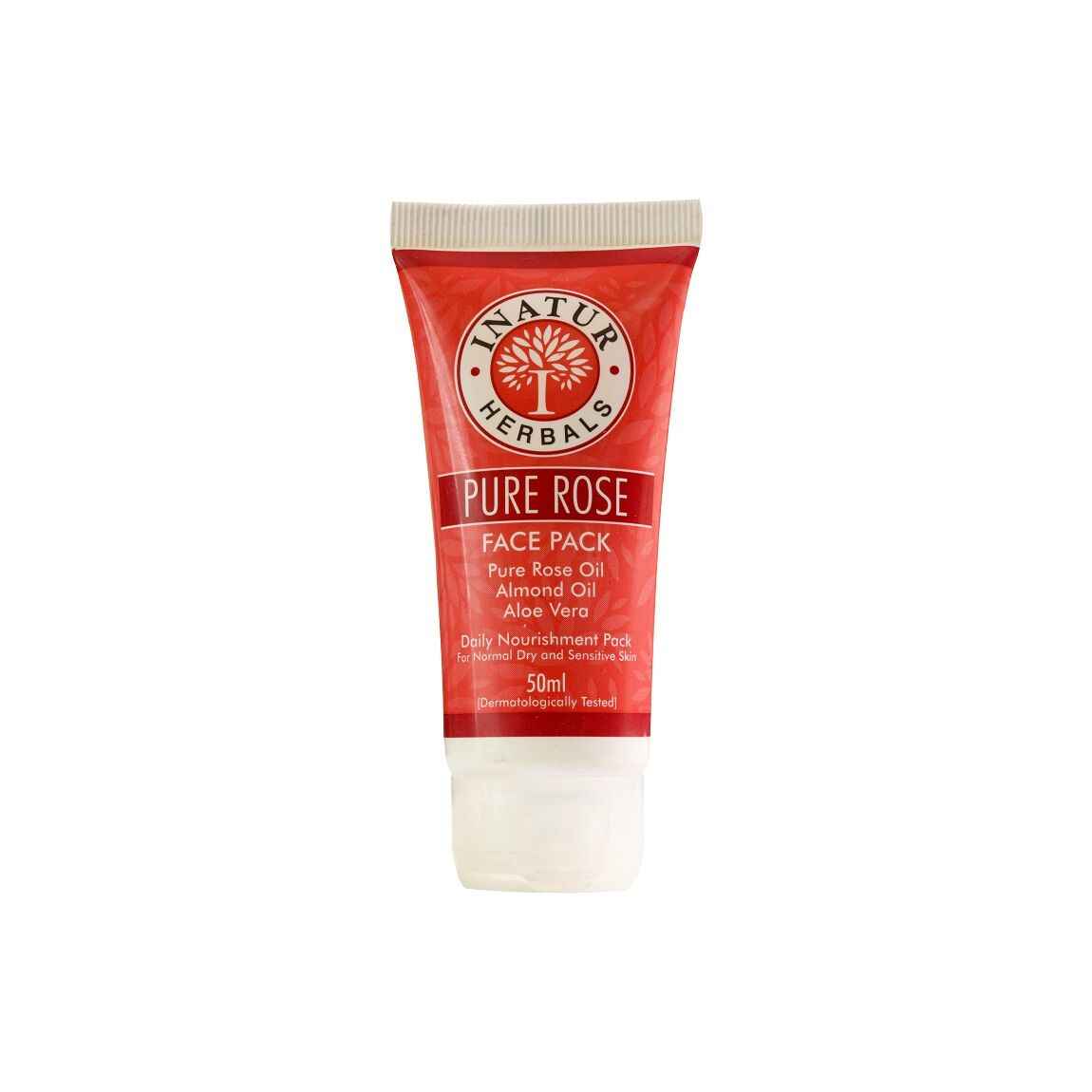 Buy Inatur Rose Face Pack (50 ml) Online | Purplle
