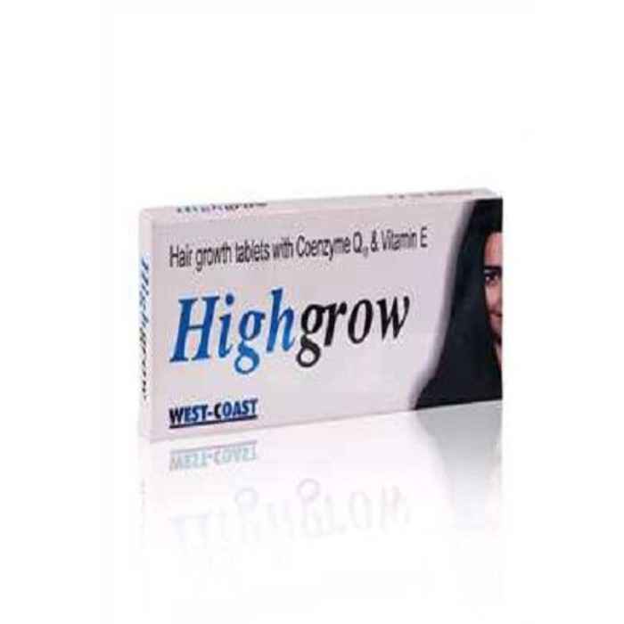 West Coast Highgrow For Hair growth Tablets with Coenzyme Q10 & Vitamin ...