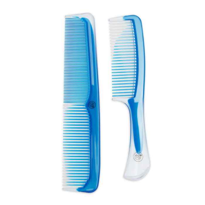 Buy TS Glass Finish Combs Pack Of 2 (Blue) Online | Purplle