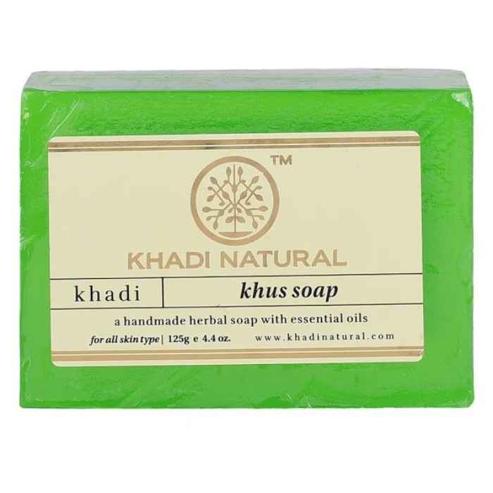 Buy Khadi Natural Ayurvedic Khus Soap (125 g) Online | Purplle