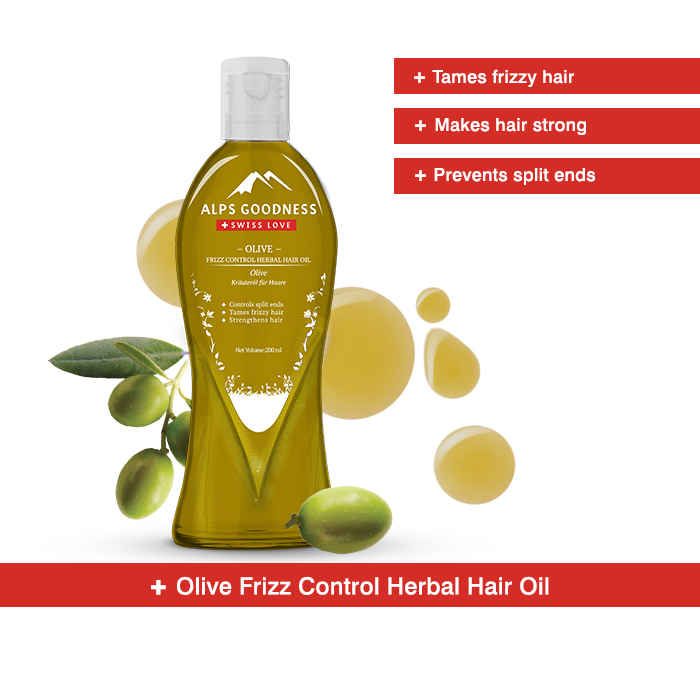 Buy Alps Goodness Herbal Hair Oil - Olive (200 ml) Online | Purplle