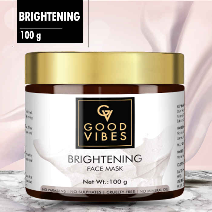 Buy Good Vibes Face Mask - Brightening (100 gm) Online | Purplle