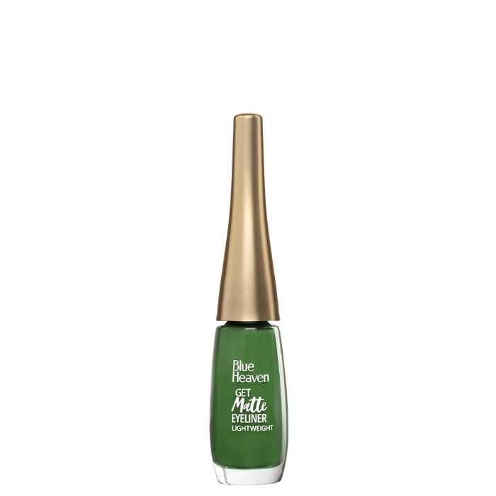 Blue Heaven Color Matte Eyeliner - 02 (Green) (6 ml)