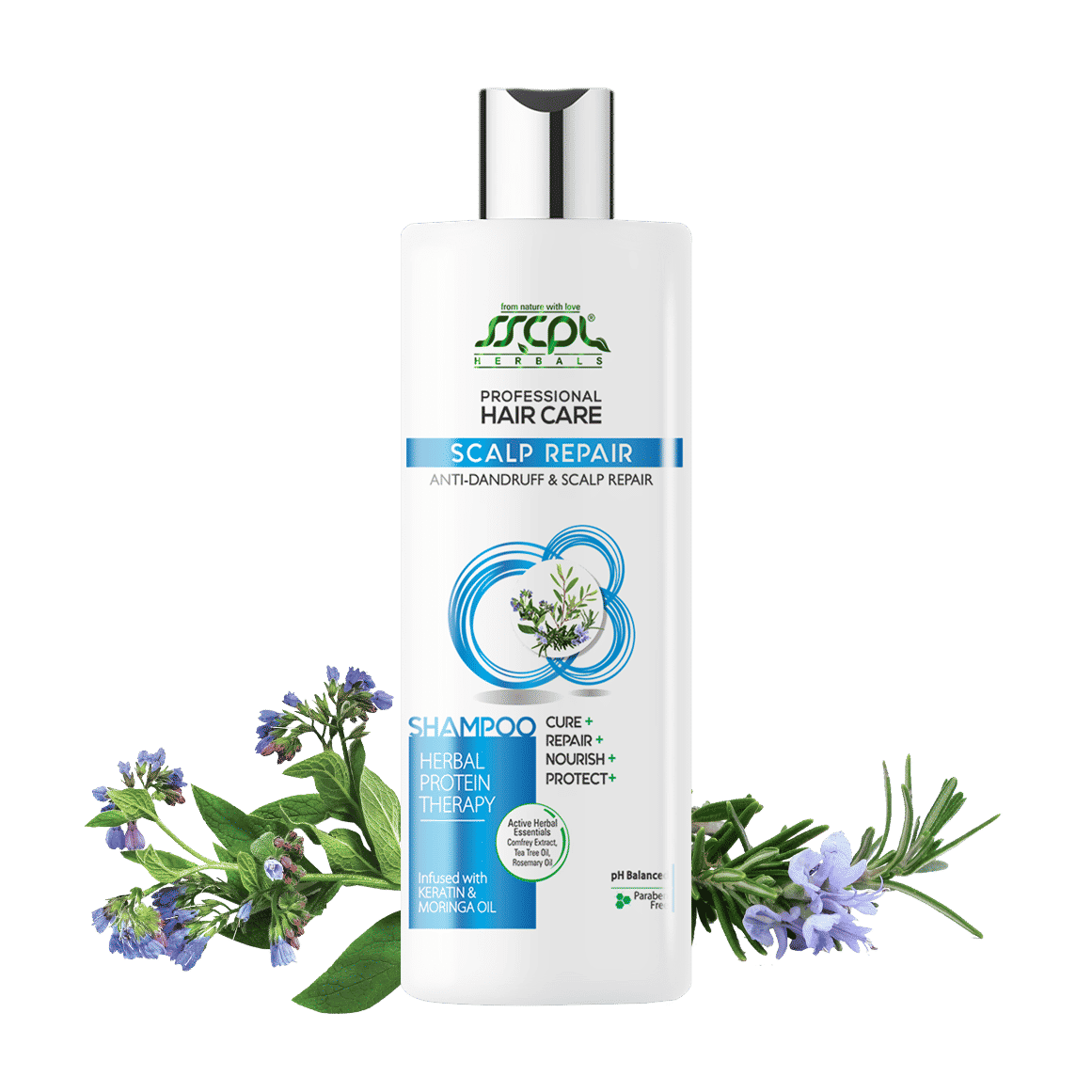 SSCPL Herbals Anti Dandruff & Scalp Repair Shampoo (500 ml)