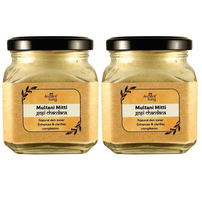 Buy Ancient Living Organic Multani Mitti Powder Jar (100 g) Set Of 2 ...